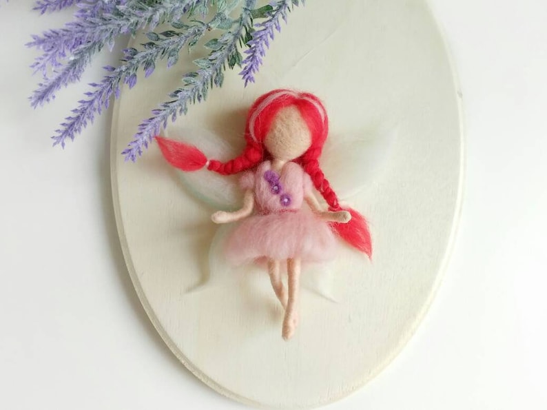 Needle Felted Fairies Felted Doll Girl Waldorf Fairy Doll - Etsy