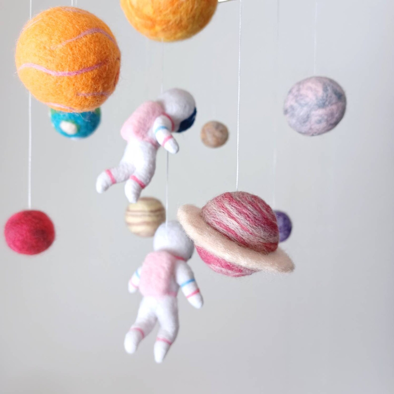 Solar System Mobile Nursery Outer Space Mobile Crib Felt | Etsy