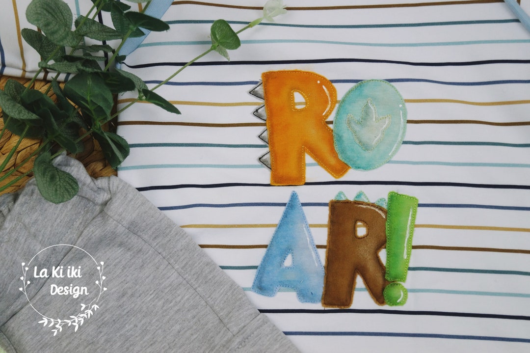 Embroidery File Dino Roar - Etsy