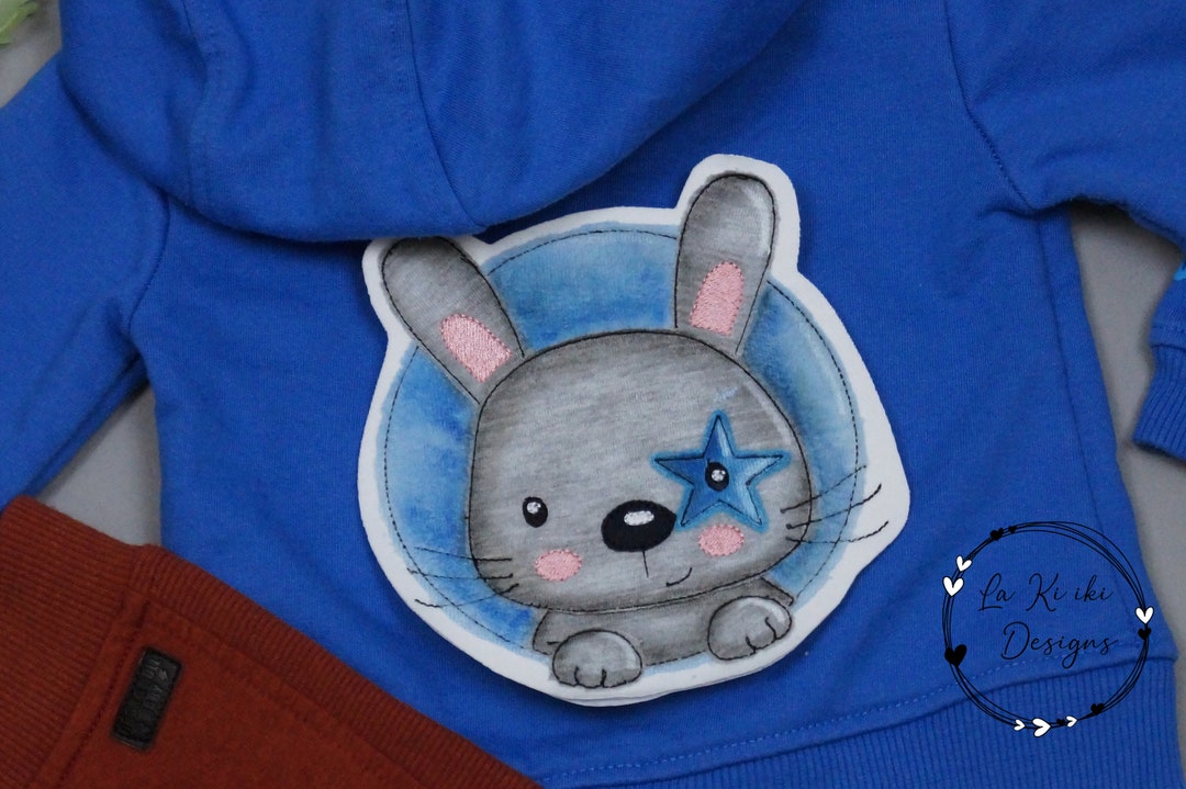Application Template Button Rabbit Star - Etsy
