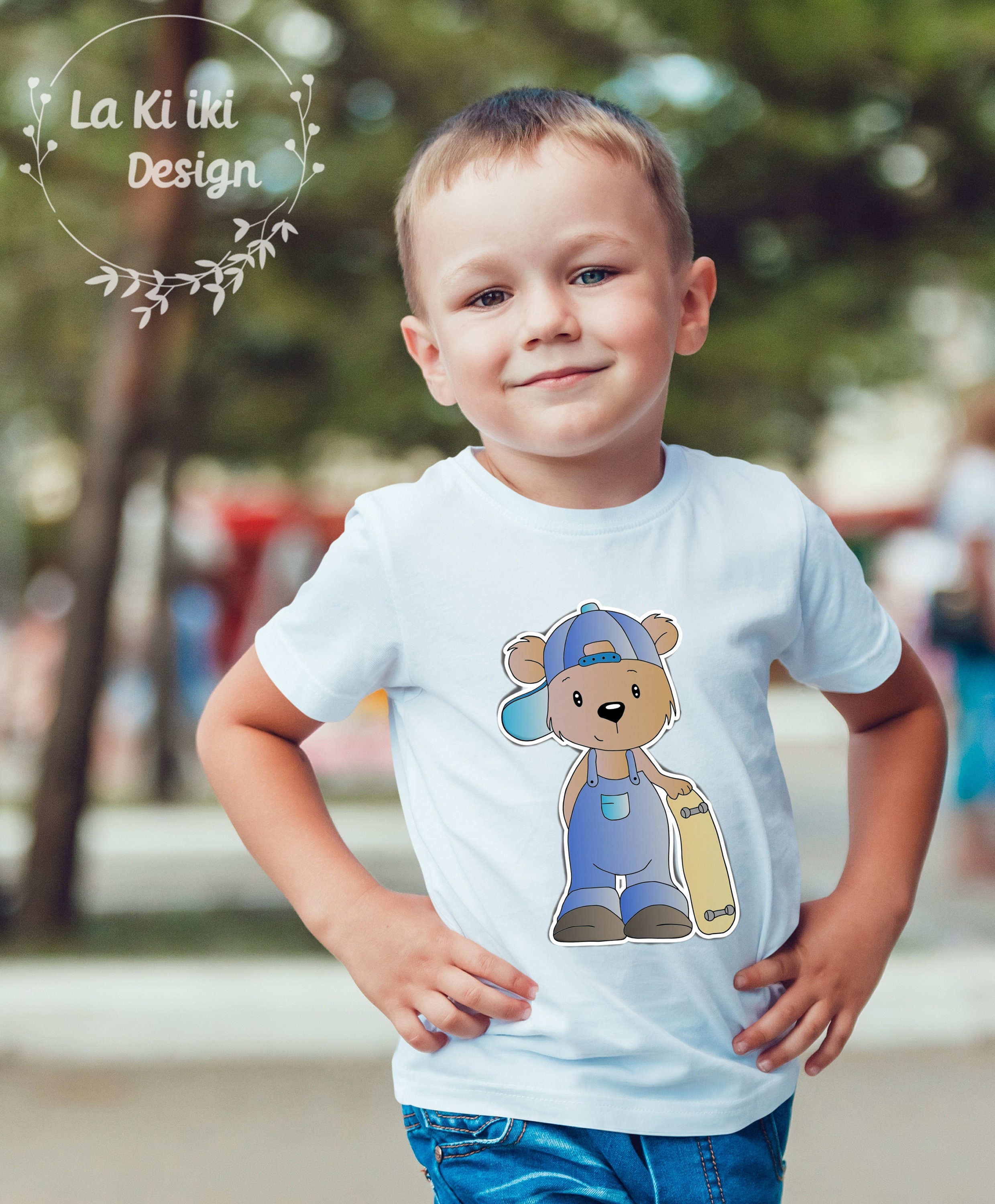 Plotterdatei Skater Bär | Etsy