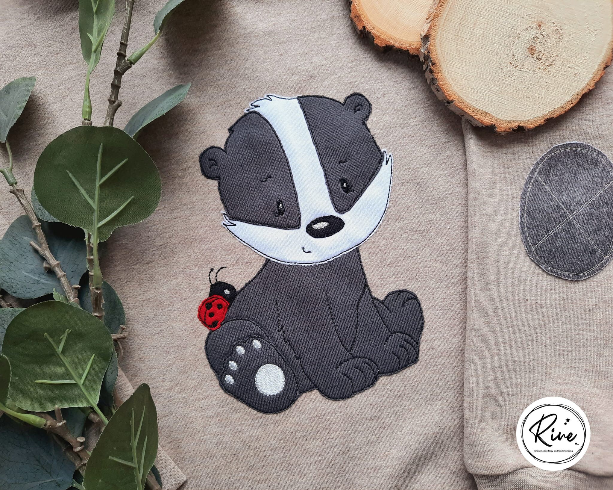 Stickdatei kleiner Dachs 6 Labels - Etsy Schweiz