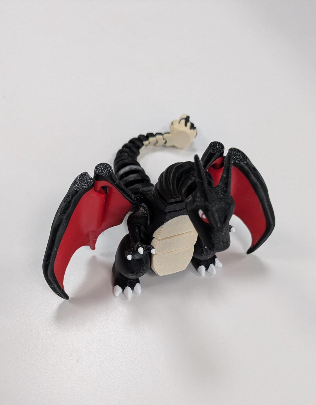 3d Printed Articulated Shiny Charizard - Etsy