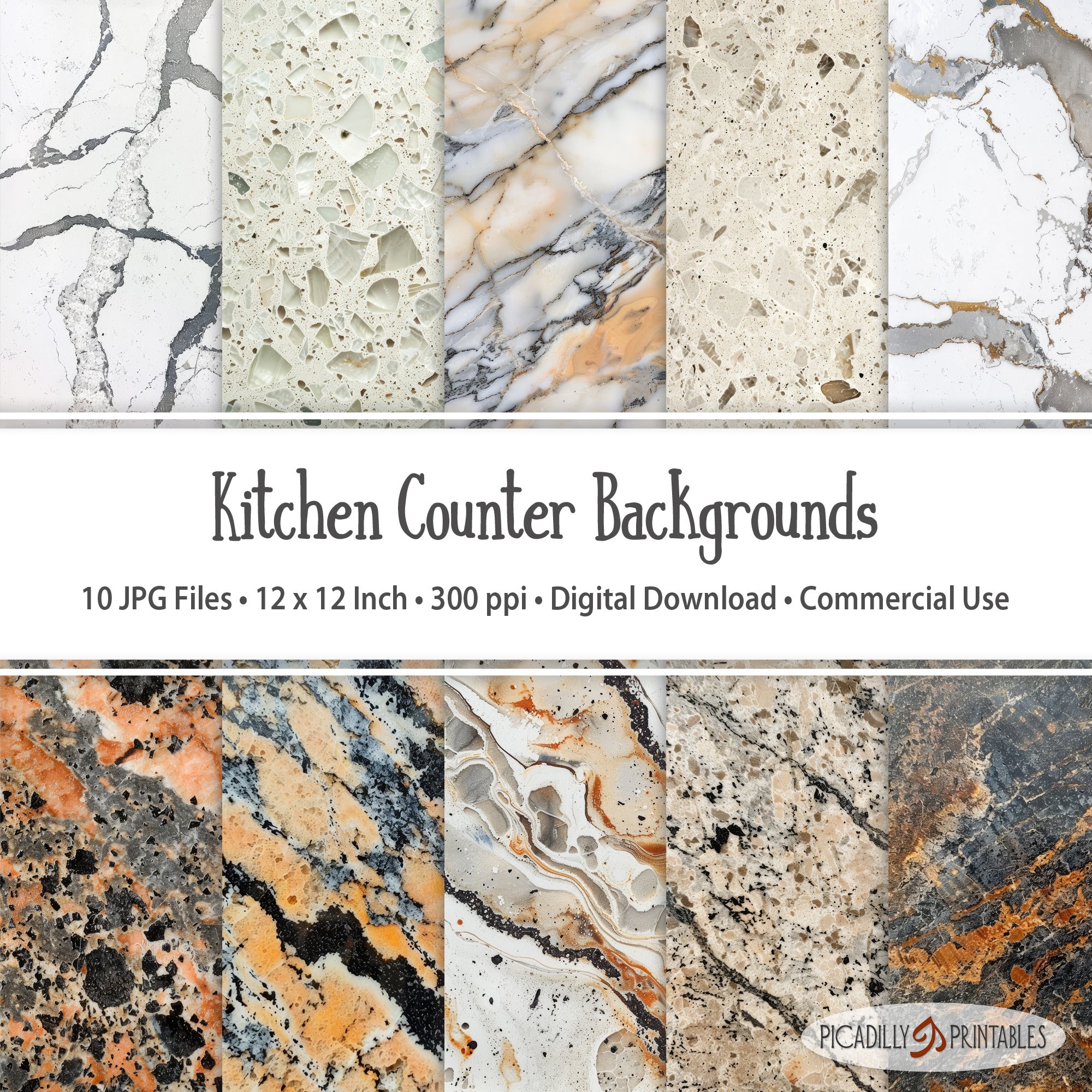 Kitchen Counter Surface Backgrounds, Granite Quartz Marble Counters ...