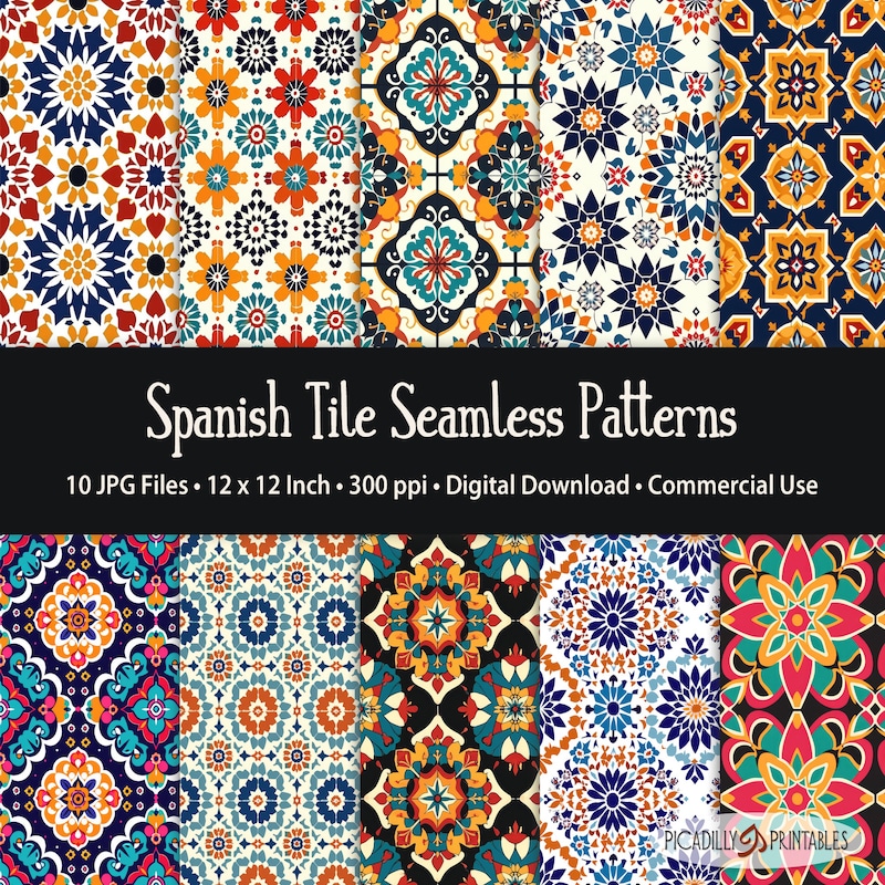 Spanish Tiles - Etsy