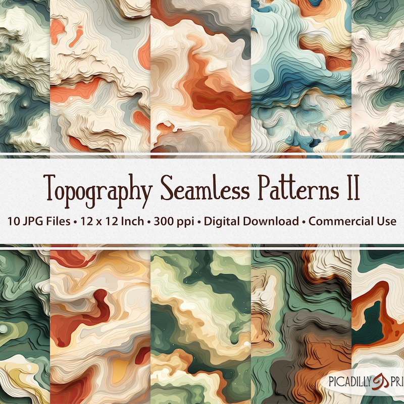 Topography - Etsy