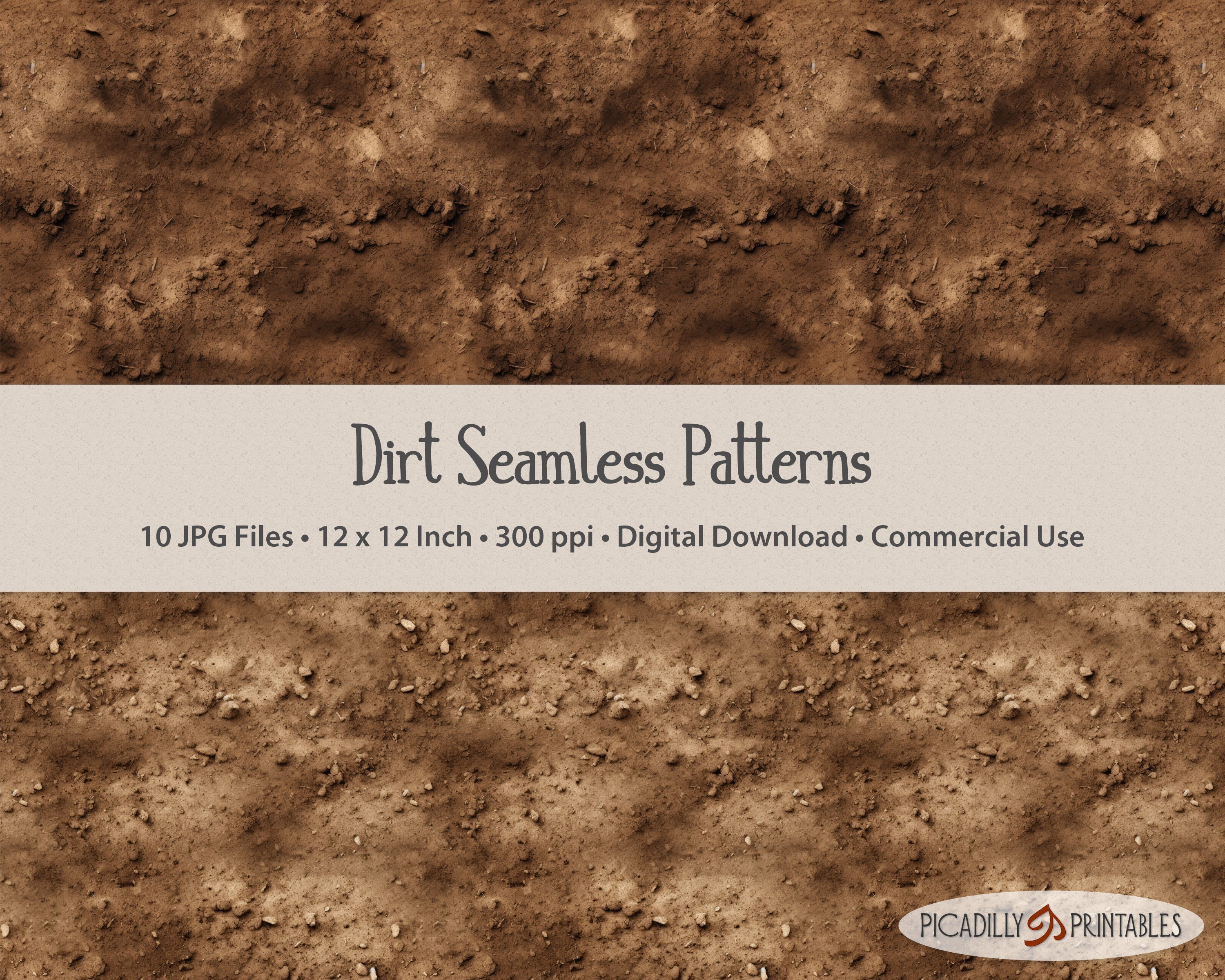 Dirt Seamless Patterns for Wallpapers, Textiles, Wrapping Paper - 10 ...