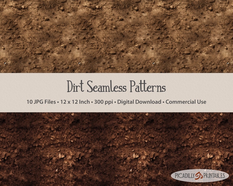 Dirt Seamless Patterns for Wallpapers, Textiles, Wrapping Paper - 10 ...