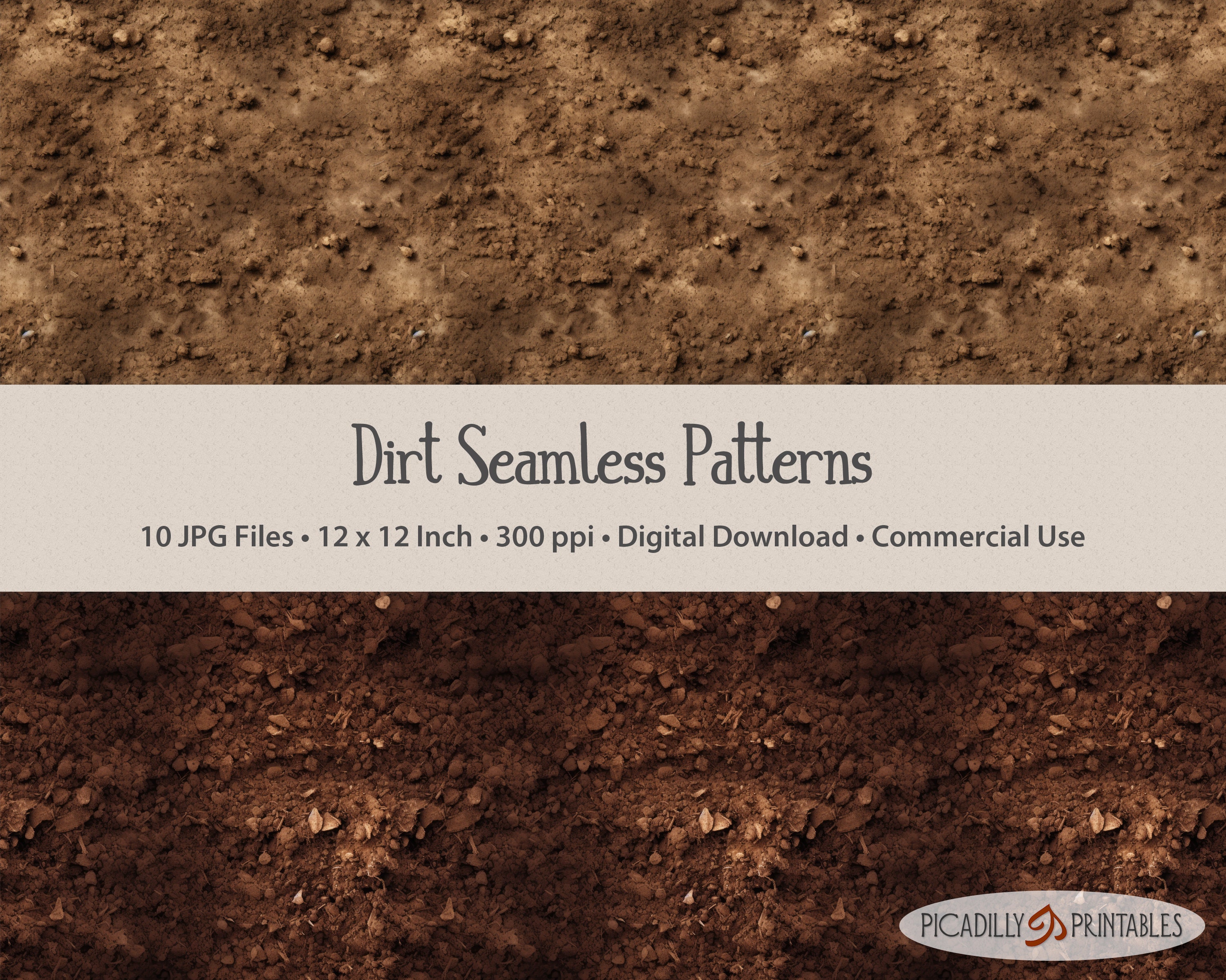 Dirt Seamless Patterns for Wallpapers, Textiles, Wrapping Paper - 10 ...