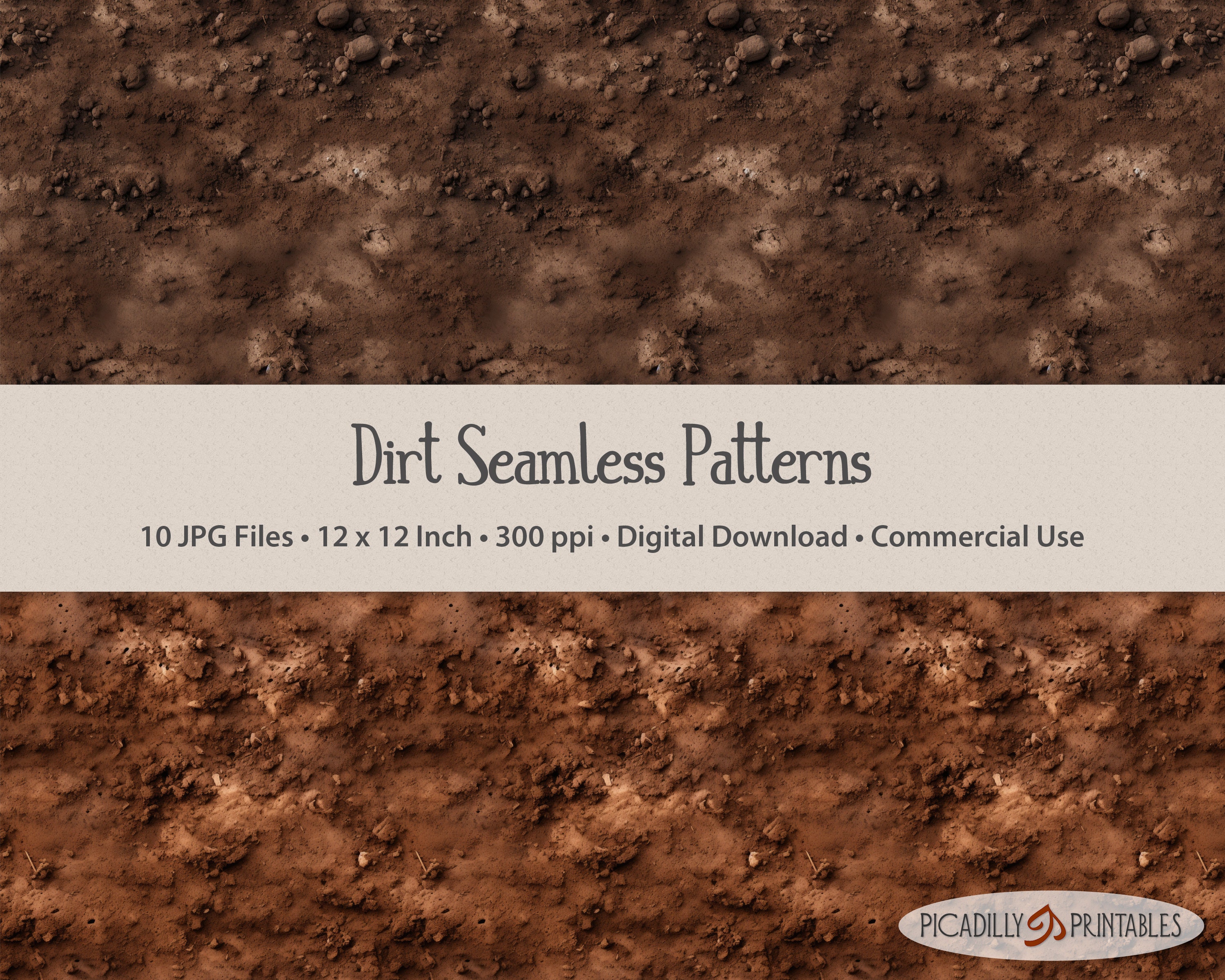 Dirt Seamless Patterns for Wallpapers, Textiles, Wrapping Paper - 10 ...