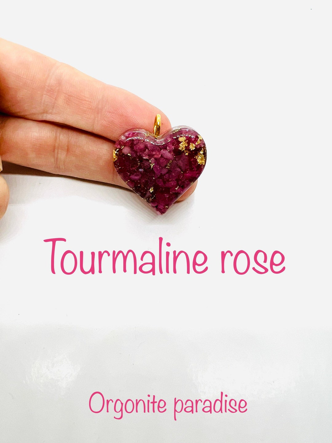 Pink Tourmaline Heart Super Heart Chakra Activator - Etsy