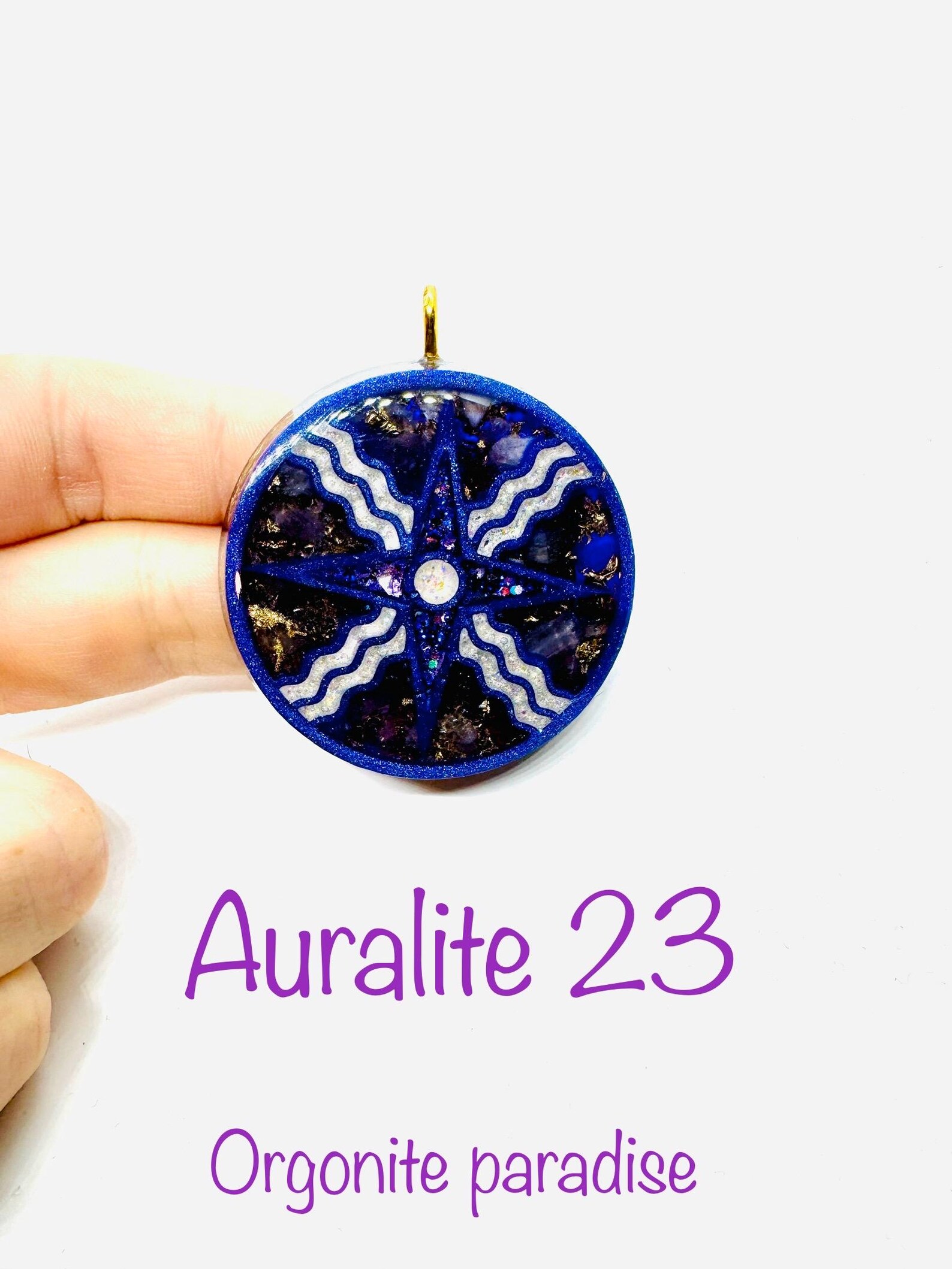 Auralite 23 Live in the Present Moment Shamash Symbol - Etsy