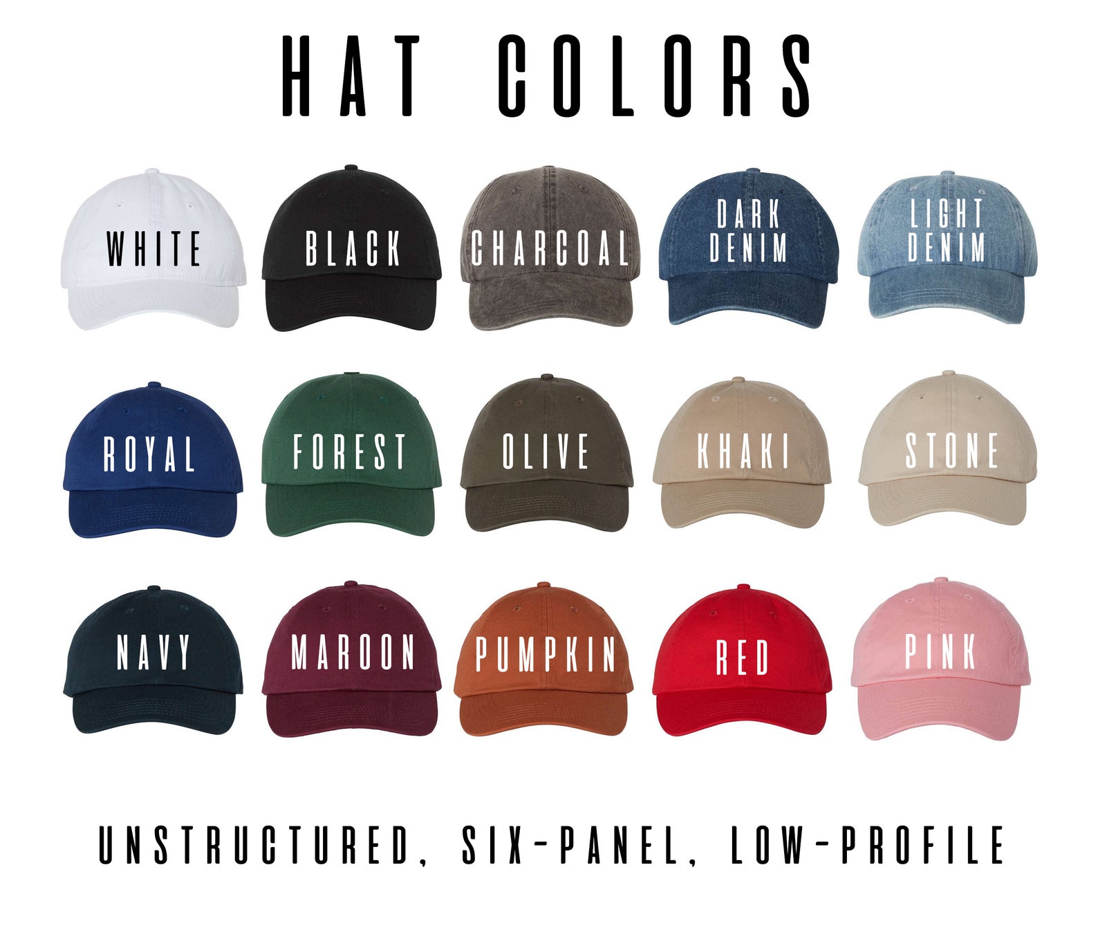 Custom Embroidered Hat Personalized Dad Cap Embroidery - Etsy Custom Embroidered Hat Personalized Dad Cap Embroidery - Etsy
