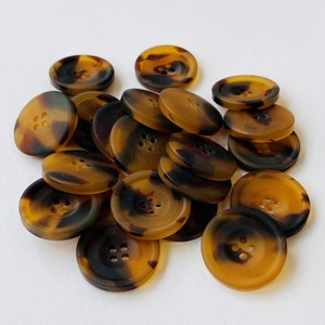 Sustainable Dairy Tortoise Shell 'cambridge' Suit Buttons - Etsy