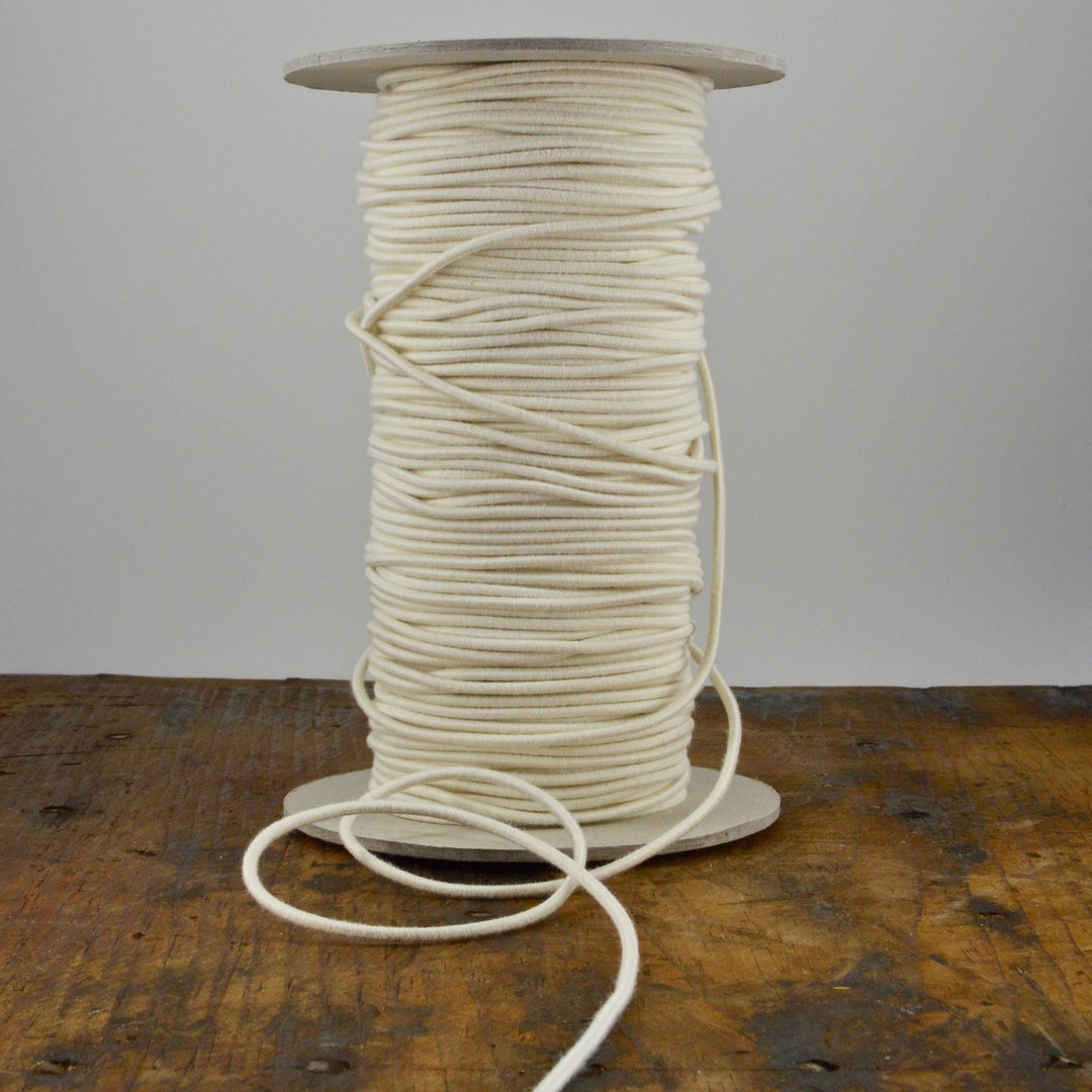 2.2mm Organic Cotton Elastic Drawstring Cord - Etsy