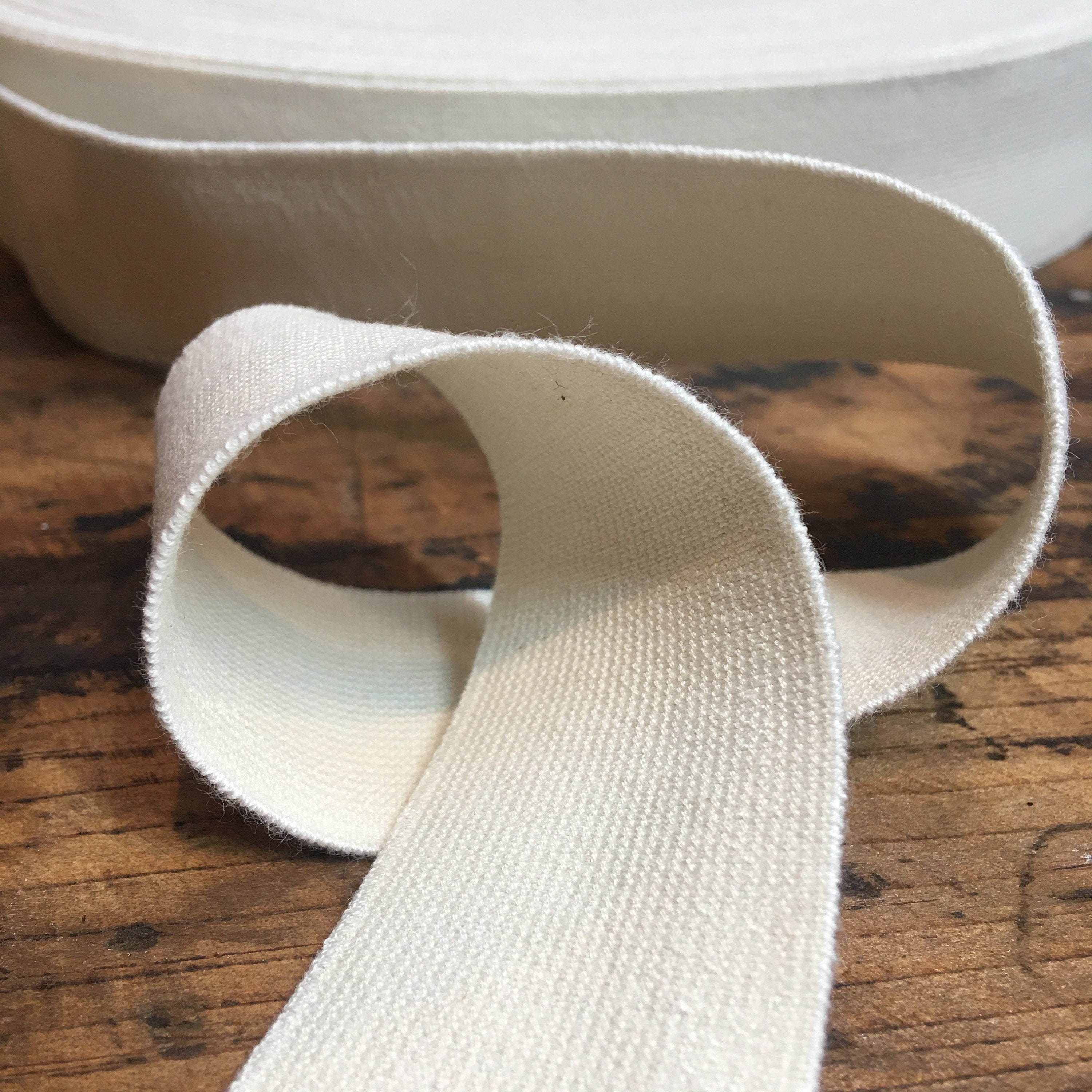 40mm Ecru Organic Elastic GOTS Cotton Flat Soft Elastic - Etsy
