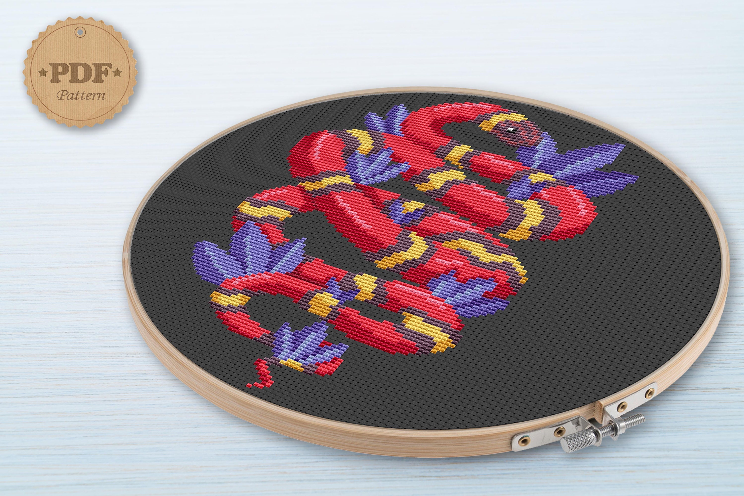 Snake Cross Stitch Pattern PDF Milk Snake Embroidery Modern - Etsy