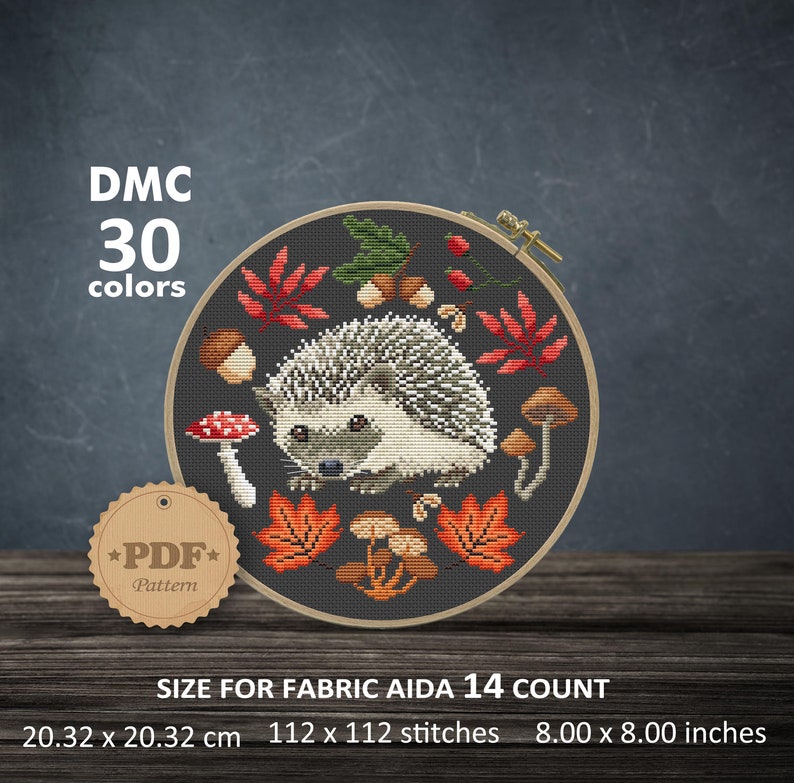 Forest Animals Cross Stitch Pattern PDF Modern Cross Stitch - Etsy