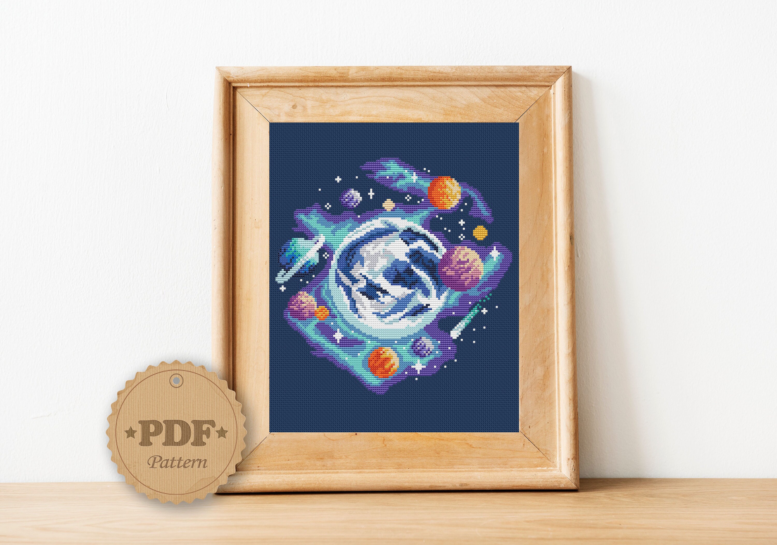 Galaxy Cross Stitch Pattern Space Cross Stitch Pattern PDF - Etsy Canada