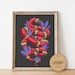 Set of Snakes Cross Stitch Pattern PDF Python Cross Stitch - Etsy