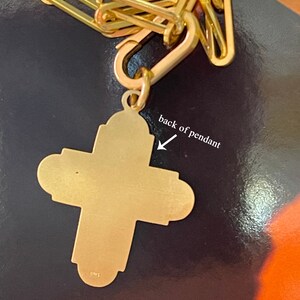 14K Gold Four Way Cross Pendant - 14K Solid Gold Real White Rose ...