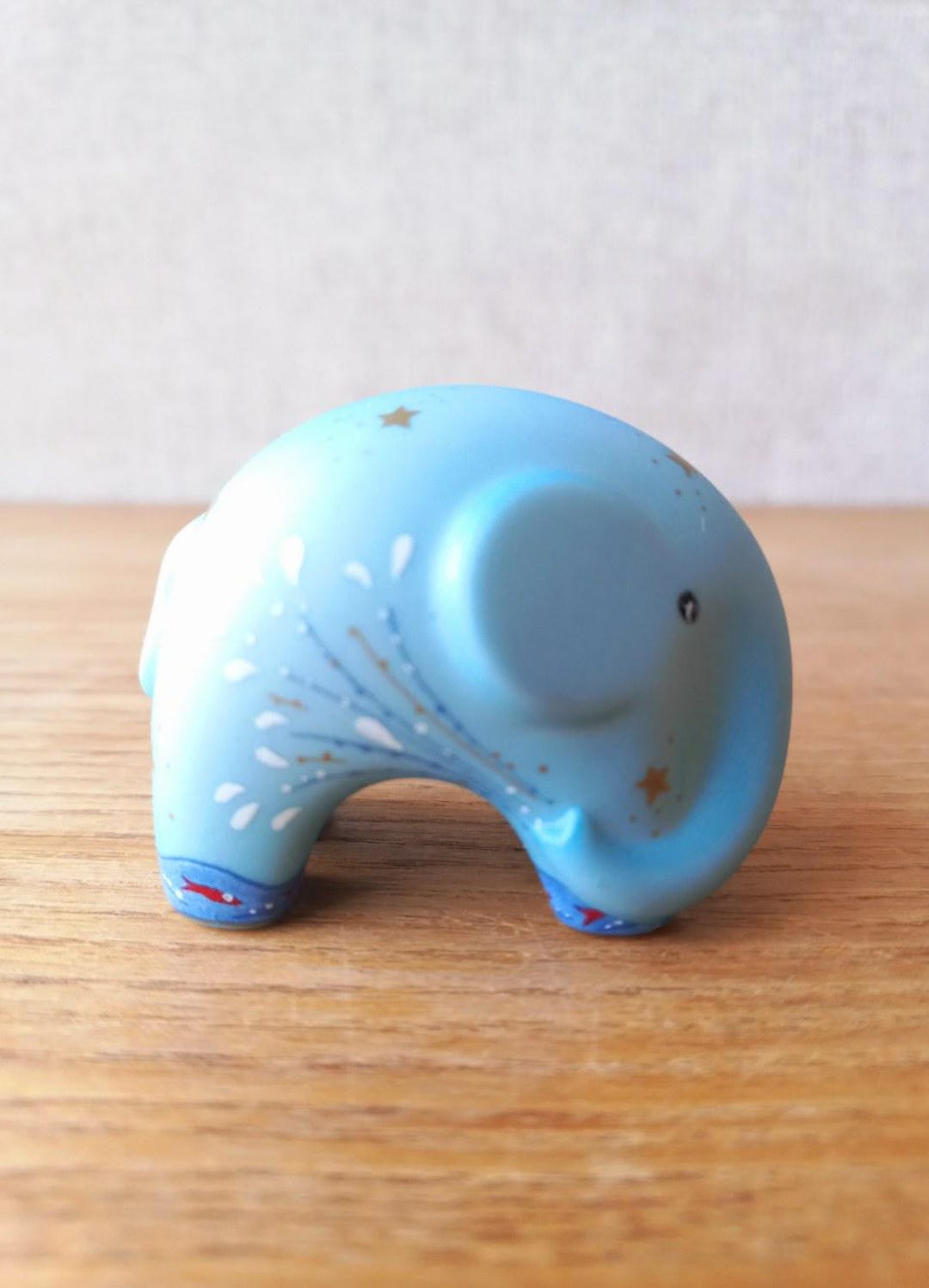 Goebel Porcelain Elephant - Linda Edwards Design - Etsy