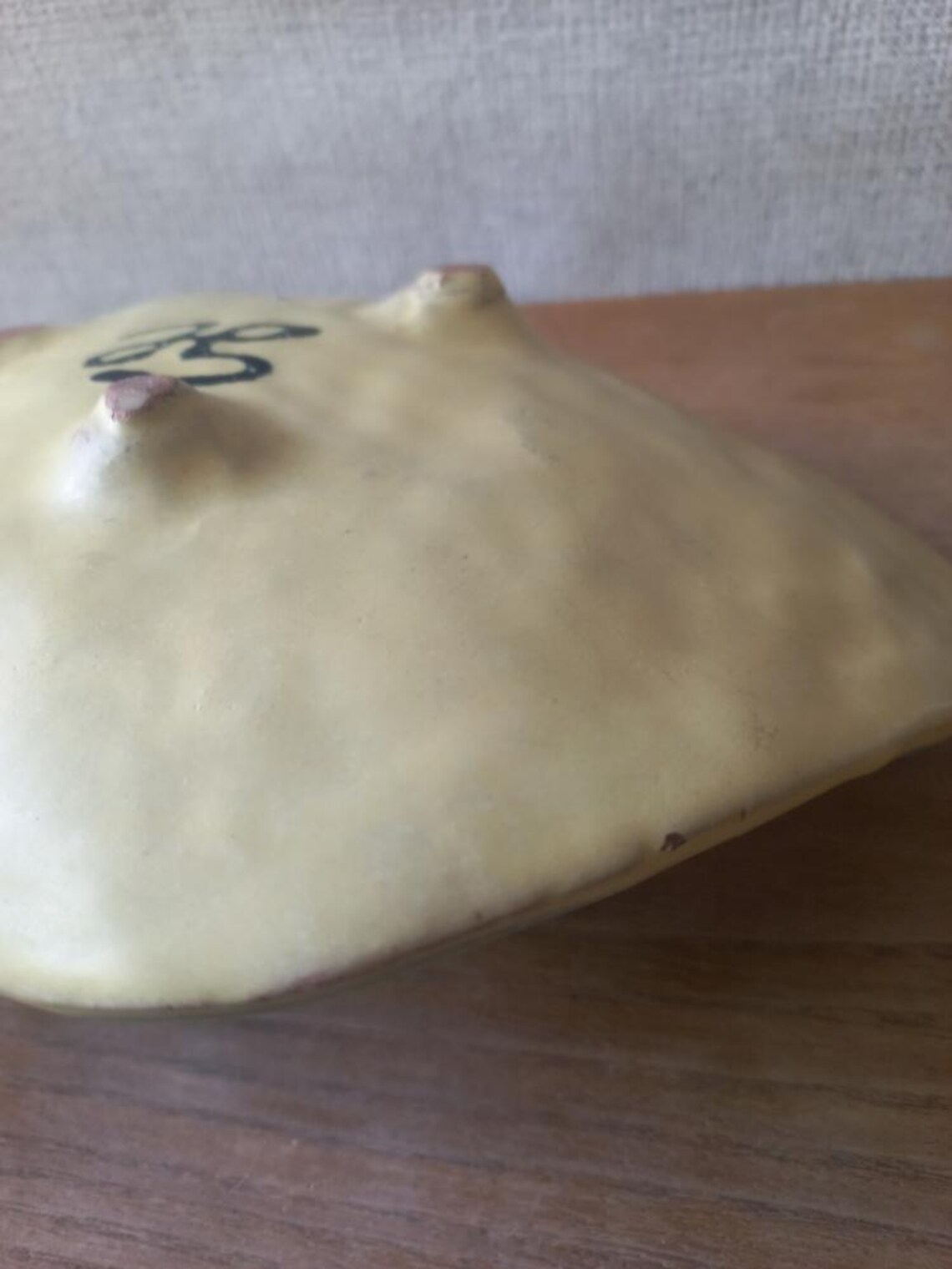 Gorka Lívia Ceramic Plate Adam and Eva Hungarian Midcentury Modern ...