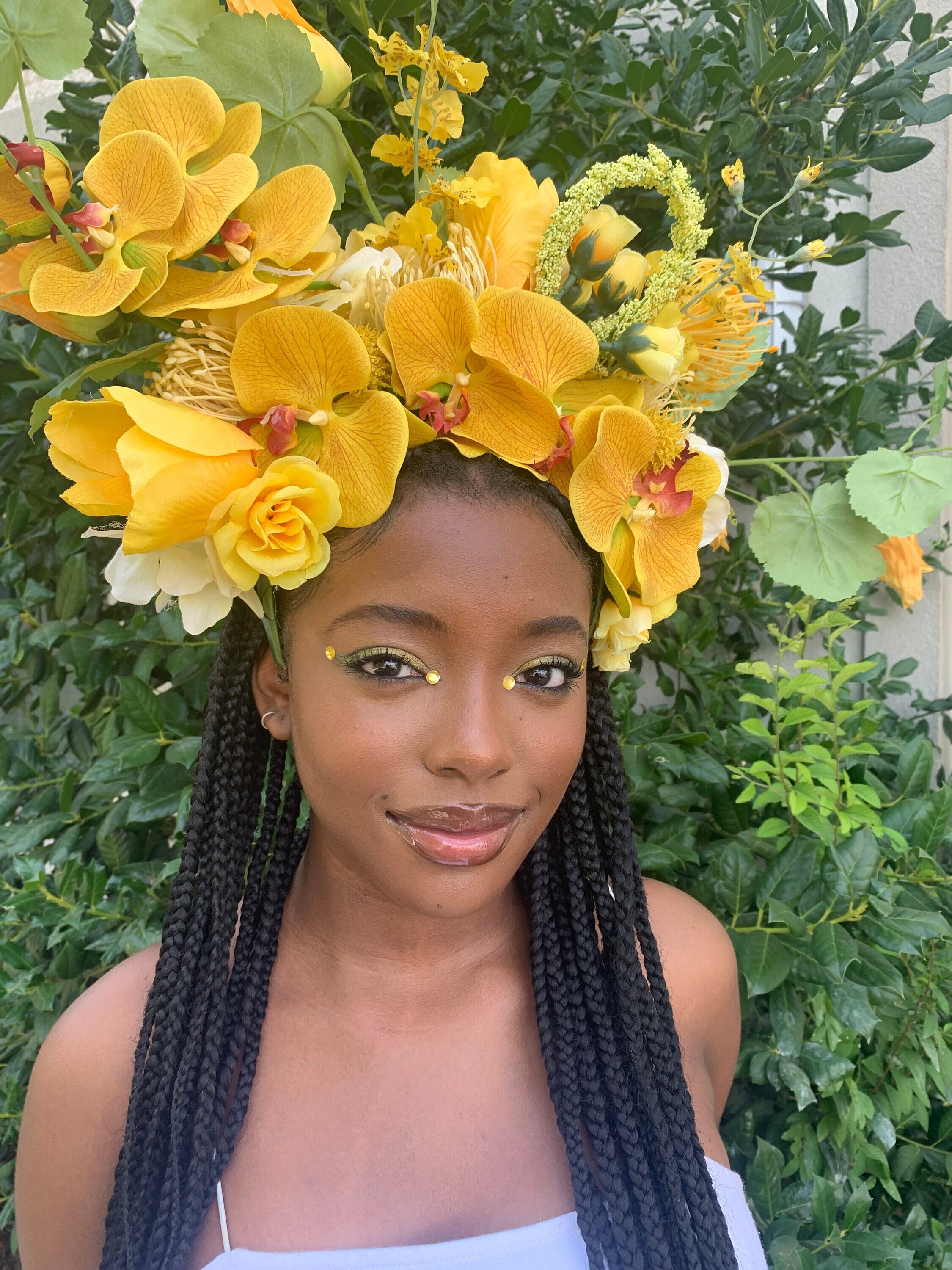 Faux Flower Crowns - Etsy