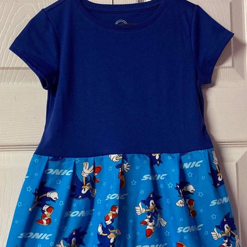 Inspire Sonic the Hedgehog Dress Sonic Dress - Etsy