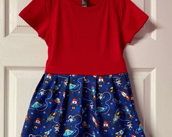 Rocket Ship Dress - Etsy