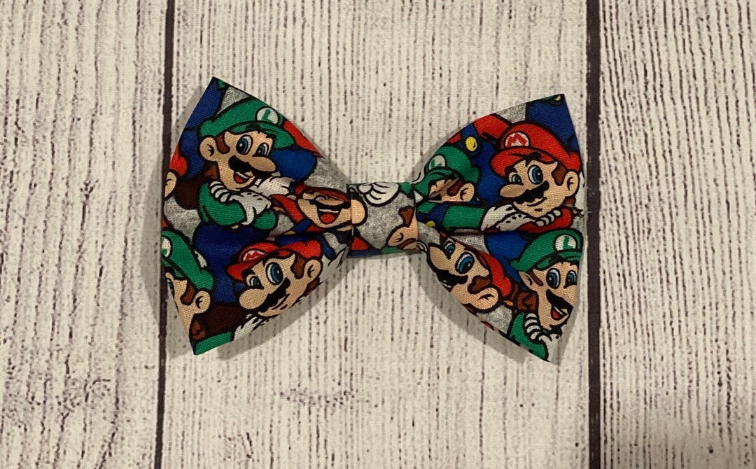 Mario and Luigi Bow Tie - Etsy