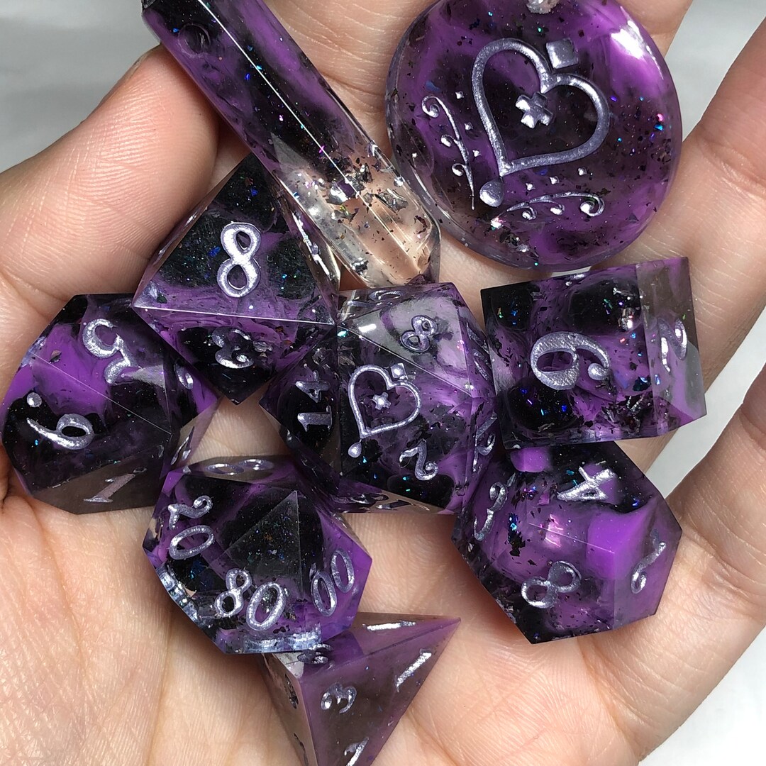 Wizard Party Dice Set Handmade Polyhedral Dice for Dnd, D&D, Ttrpgs ...