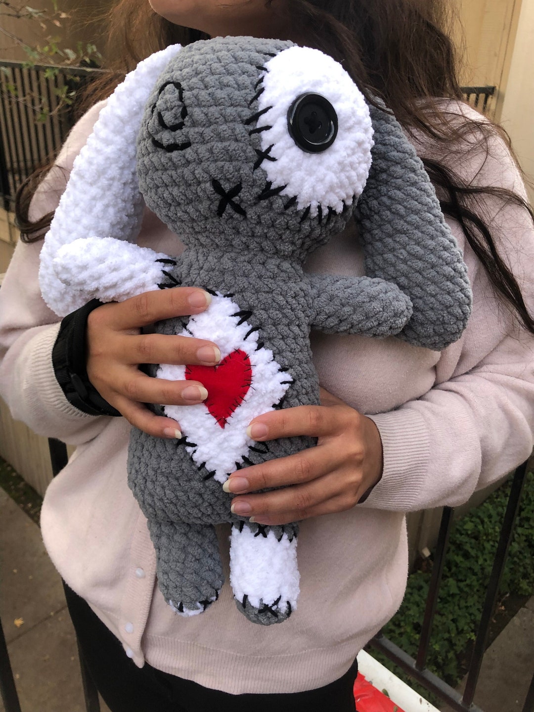 Chester the Rabbit Amigurumi Crochet Plushie Stuffed Animal - Etsy