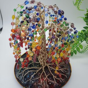 Weeping Willow Crystal Tree of Life Centerpiece Sun Catcher Decor - Etsy