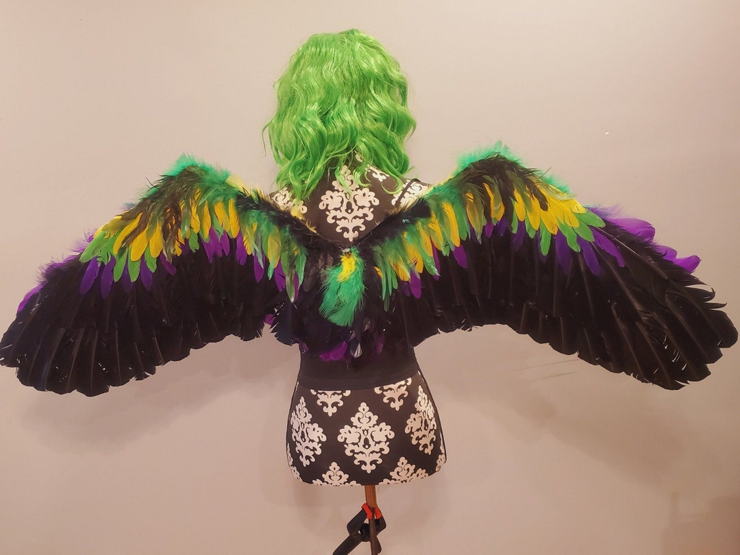 Feather Cosplay Wings, Mardi Gras - Etsy