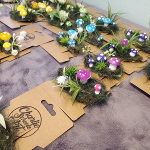 Mushroom Fairy Garden Hair Barrette - Etsy