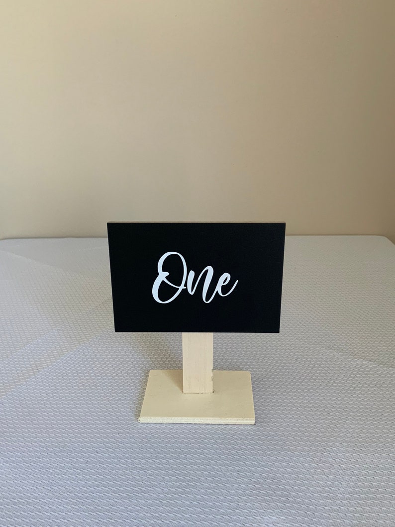 Rustic Table Numbers event table signs wedding decor | Etsy