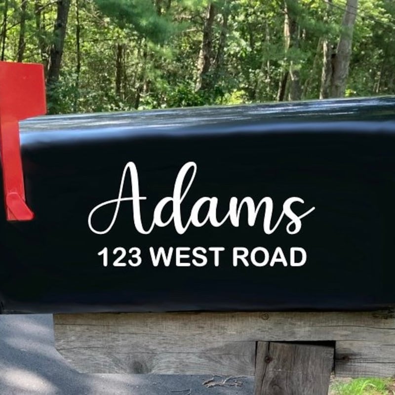 Last Name Decal - Etsy