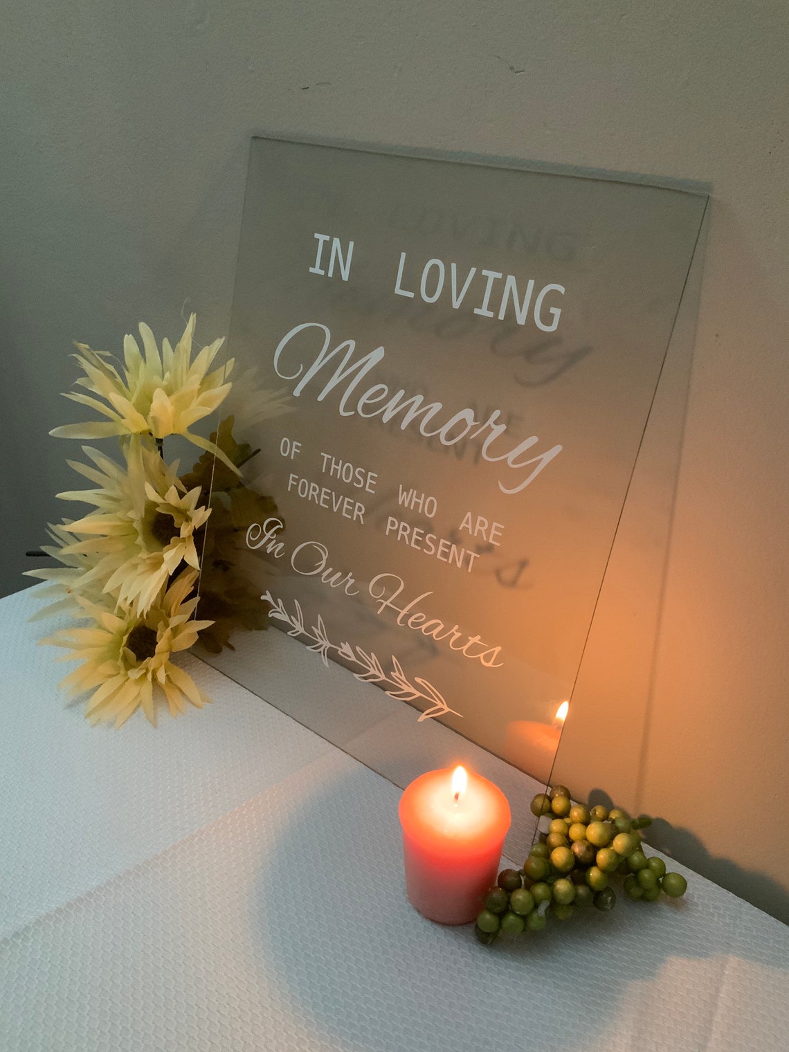 In Loving Memory Wedding Memorial Sign Remembrance Wedding | Etsy