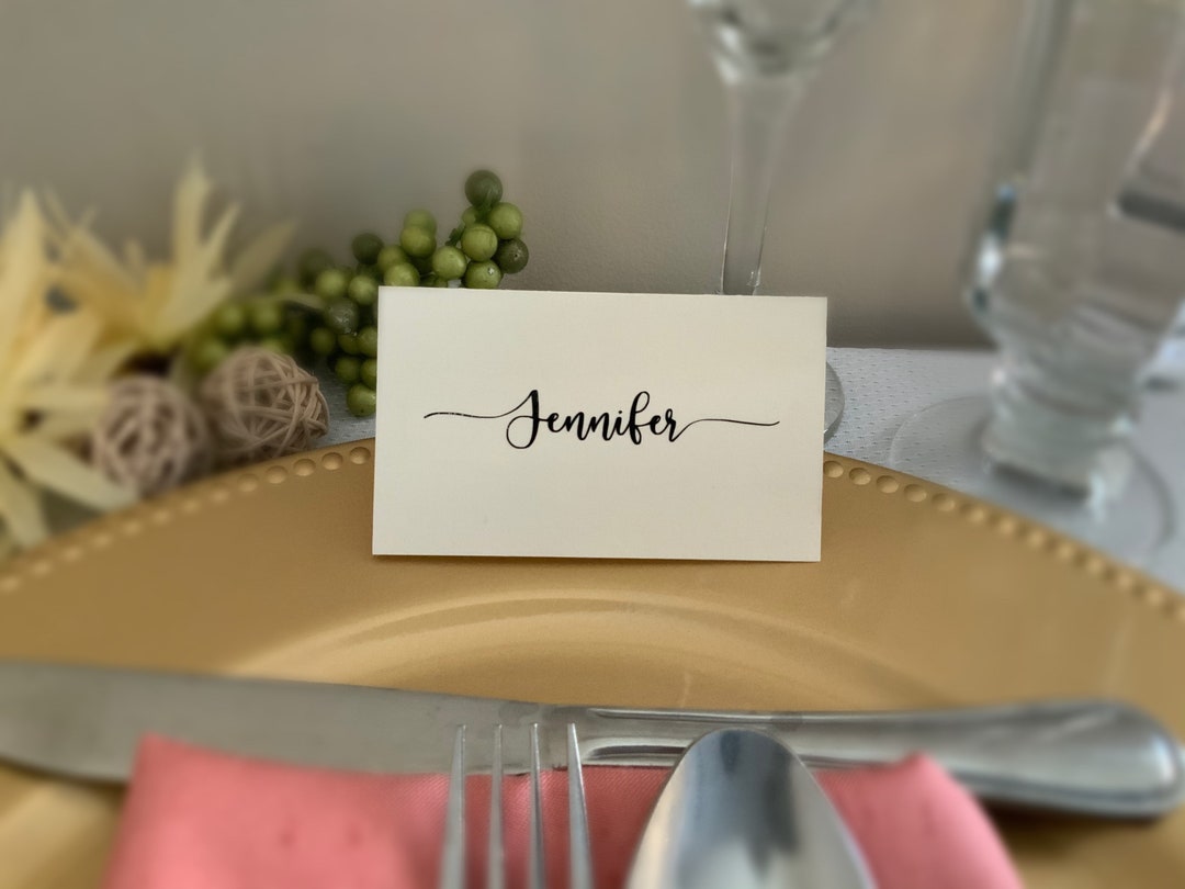 Personalized Wedding Place Cards ~ Place Card Stickers ~ Place Card ...