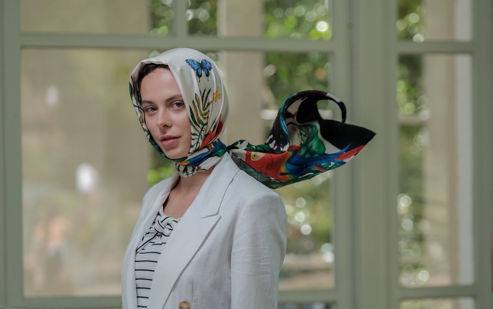 Macaw Parrot Long Scarf by Fairy Tale Silk - Etsy