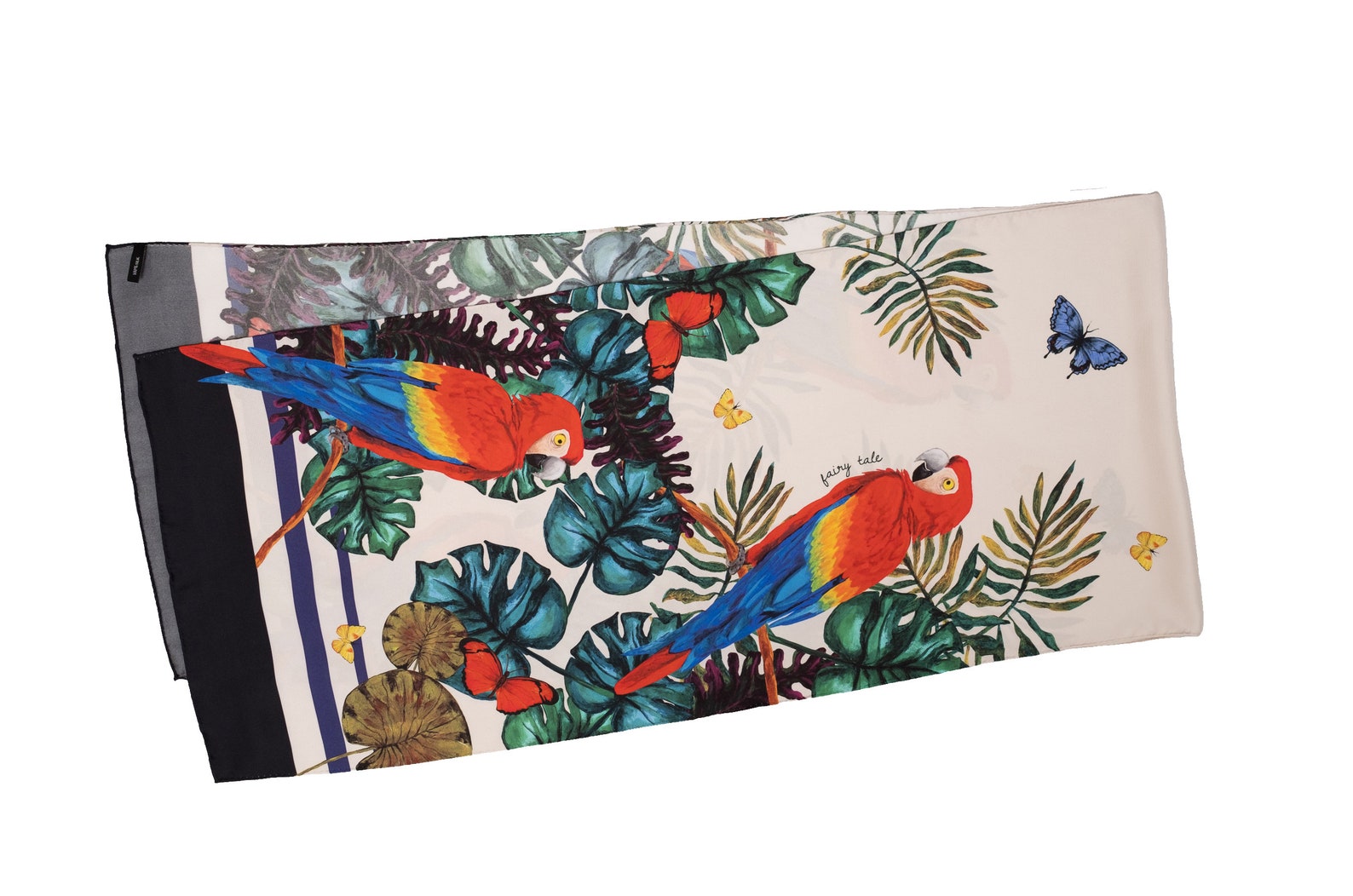 Macaw Parrot Long Scarf by Fairy Tale Silk - Etsy