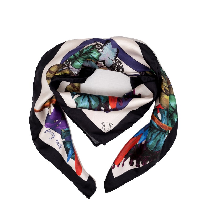 Mexico Silk Scarf - Etsy