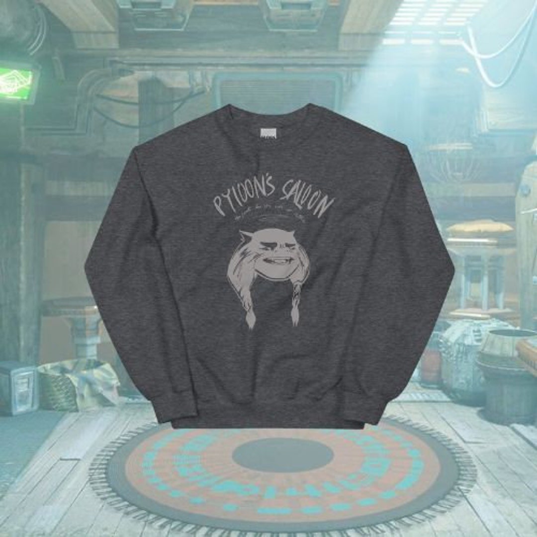 Pyloon's Saloon Dark Grey Low-key Cosplay Sweater | S—5XL - Etsy