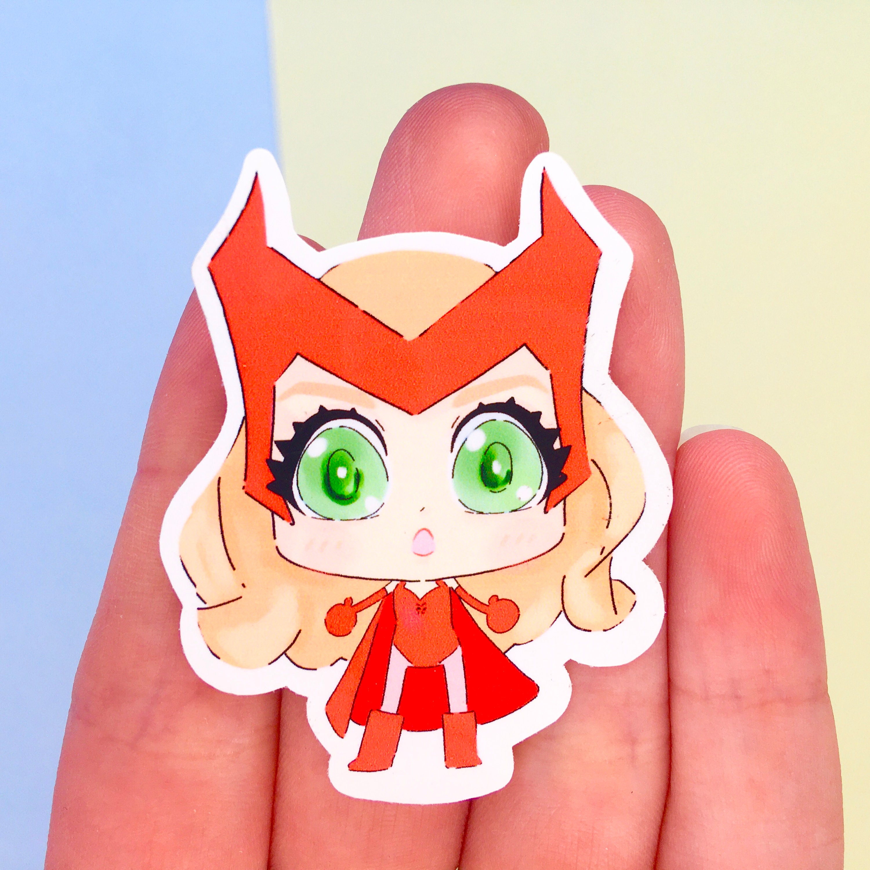 Marvel: Wanda Vision Chibi Stickers | Etsy