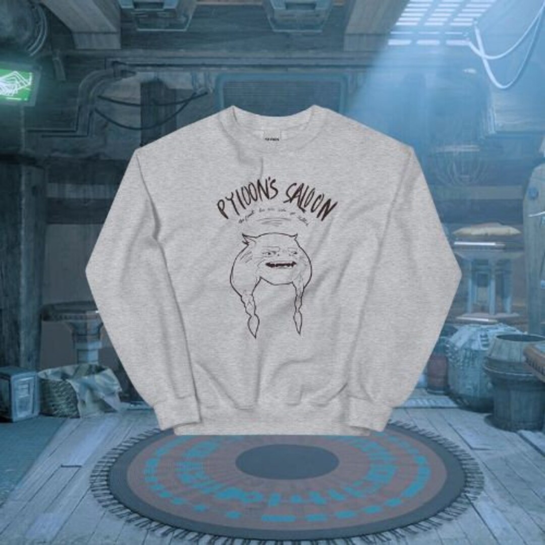Pyloon's Saloon Grey Low-key Cosplay Sweater S-5XL - Etsy