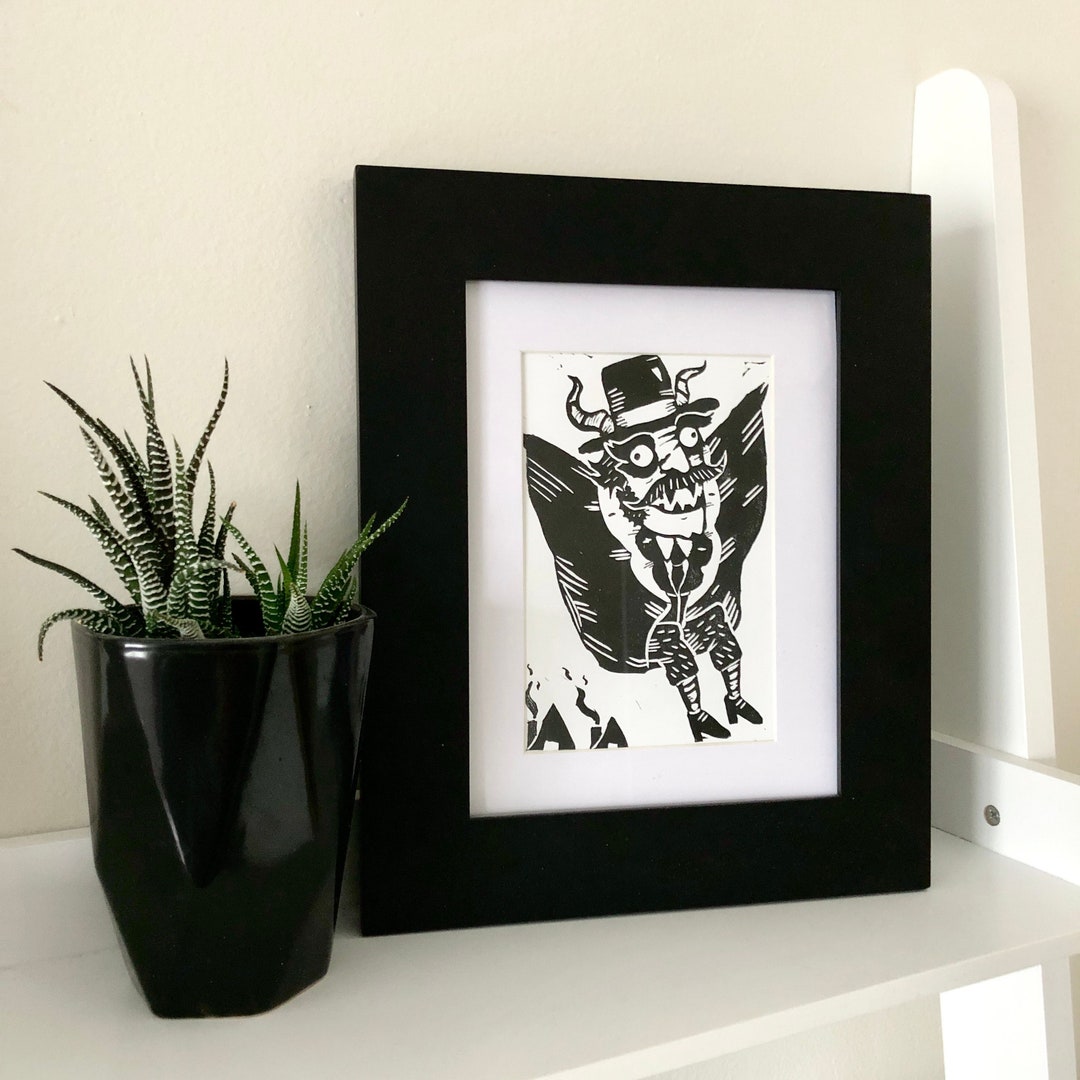 Spring-heeled Jack Print, Paranormal Print, Cryptid Print, Cryptid Art ...