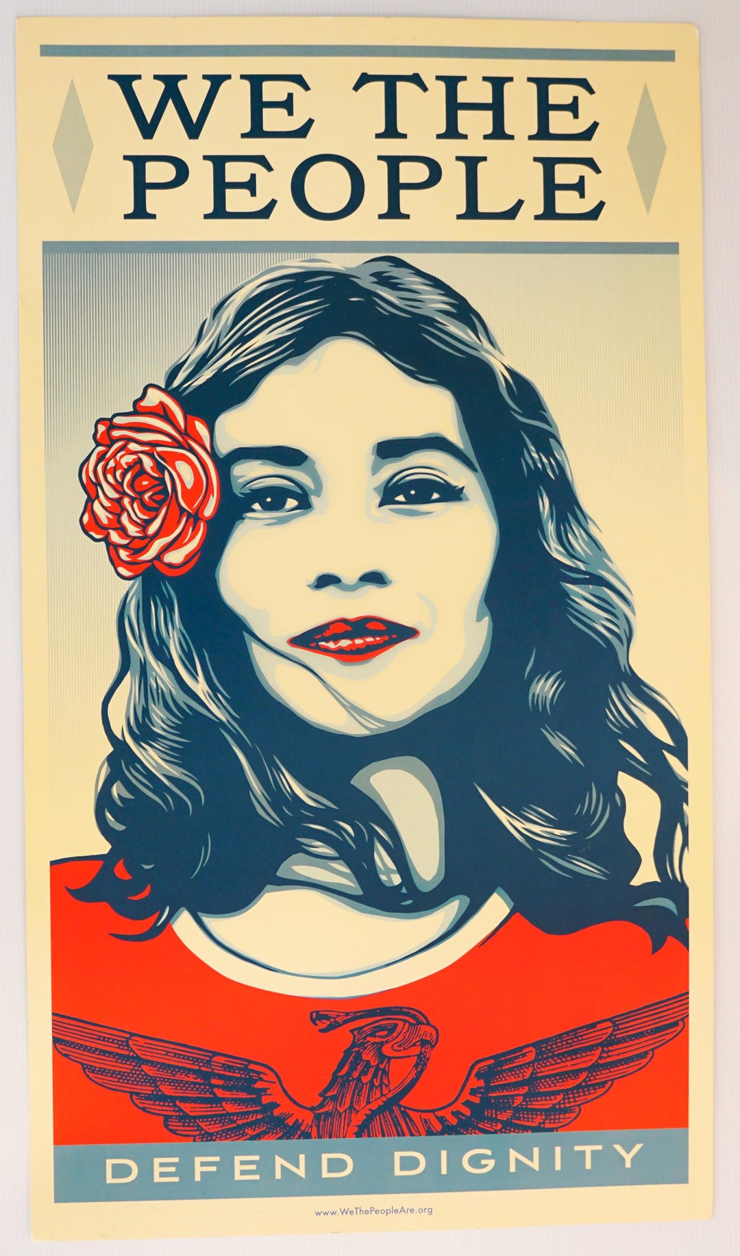 Rare SHEPARD FAIREY “we the People - Defend Dignity” Art Print ...