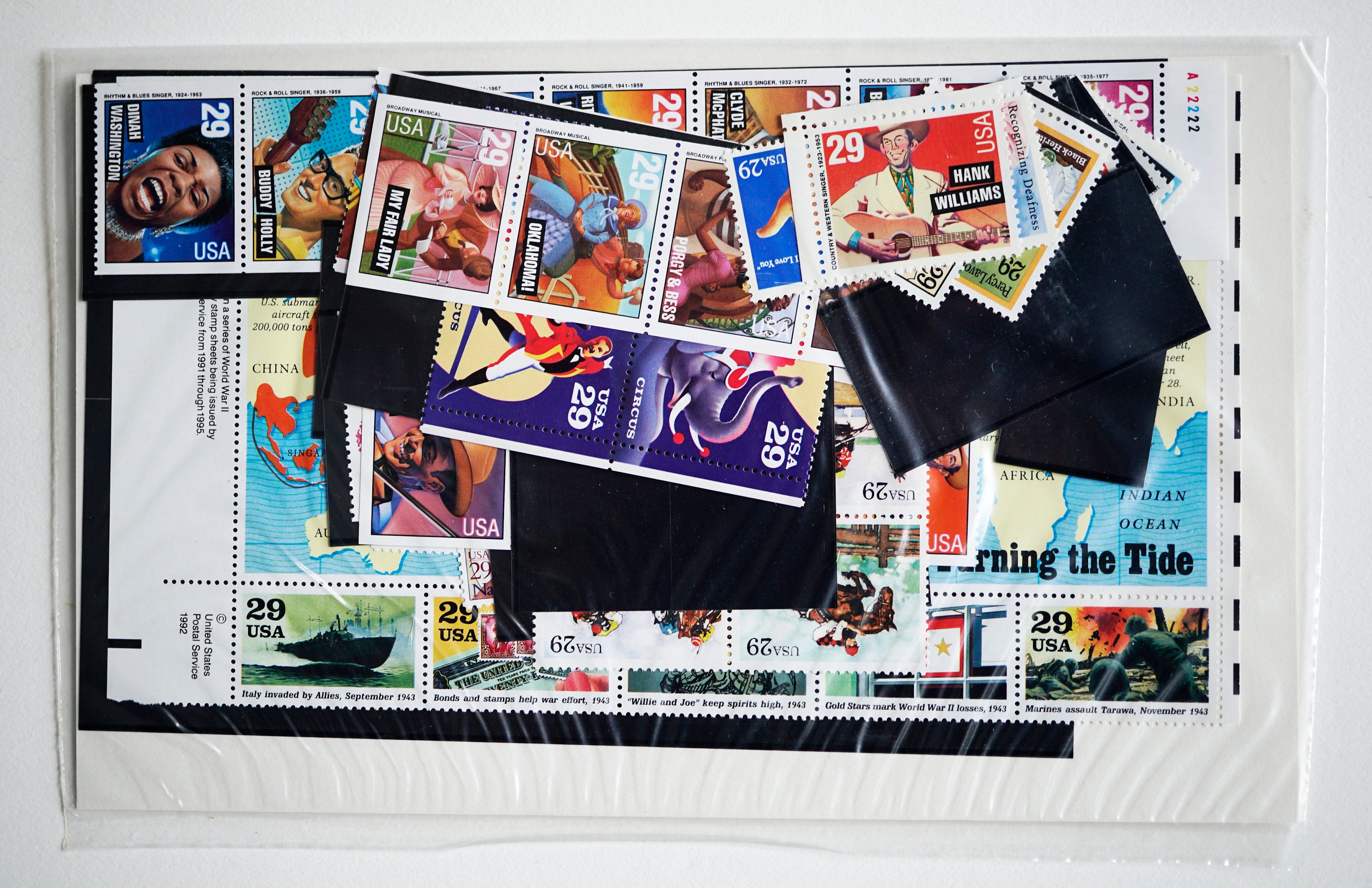 Vintage 1993 USPS Commemorative Stamp Collection Yearbook Plus Stamps ...