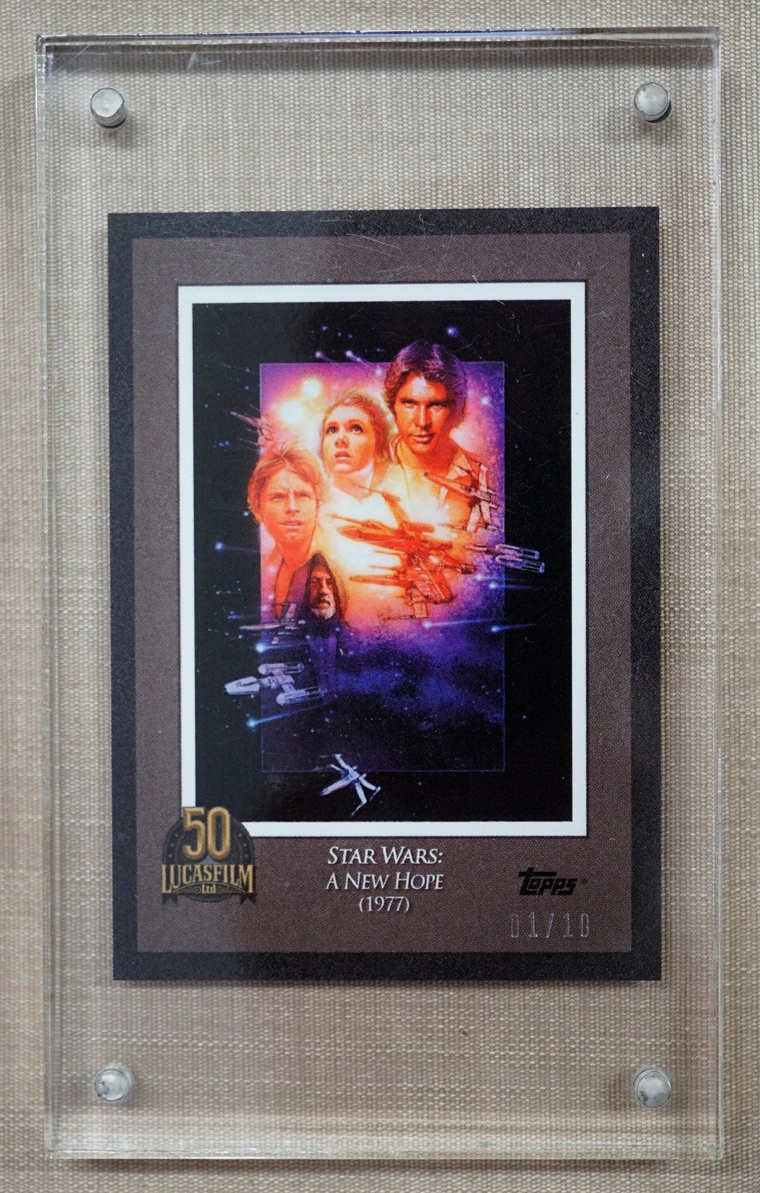 Topps STAR WARS A New Hope Card #12 Limited Edition Bronze 1/10 - Etsy